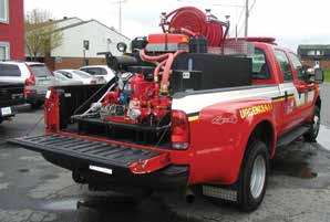 Kit d'intervention rapide incendie Haute Pression pour Pick-up - Fireco