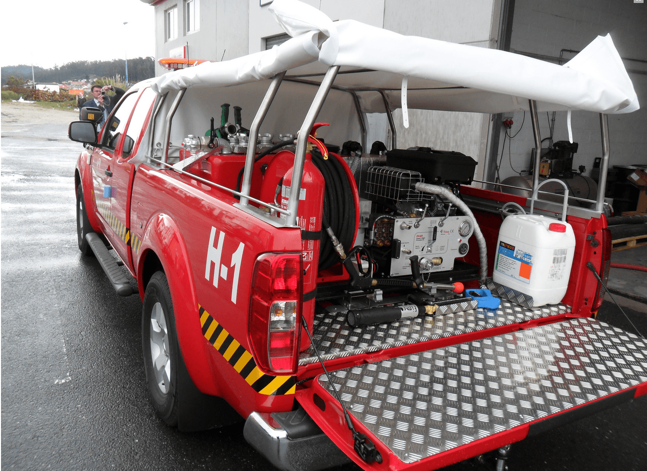 Kit d'intervention rapide incendie Haute Pression pour Pick-up - Fireco