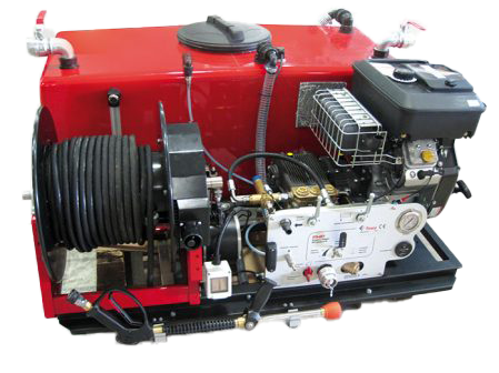 Motopompe incendie, épuisement, flottantes, skid et Kit HP | EUROMAST