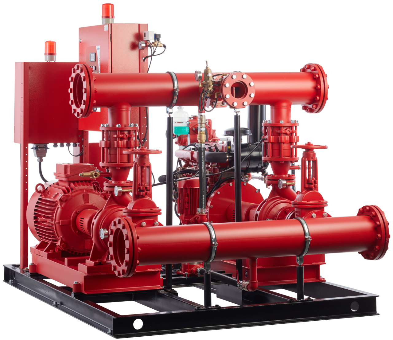 Fire, exhaustion, floating motor pump, skid and HP Kit | EUROMAST