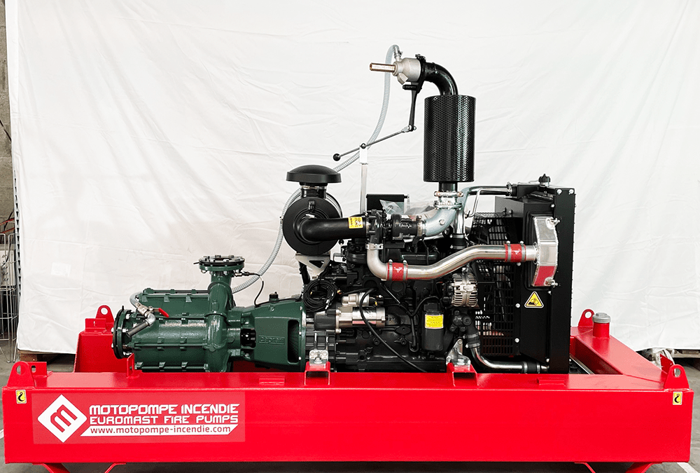 Groupe motopompe diesel - Motopompe incendie | EUROMAST Fire Pumps